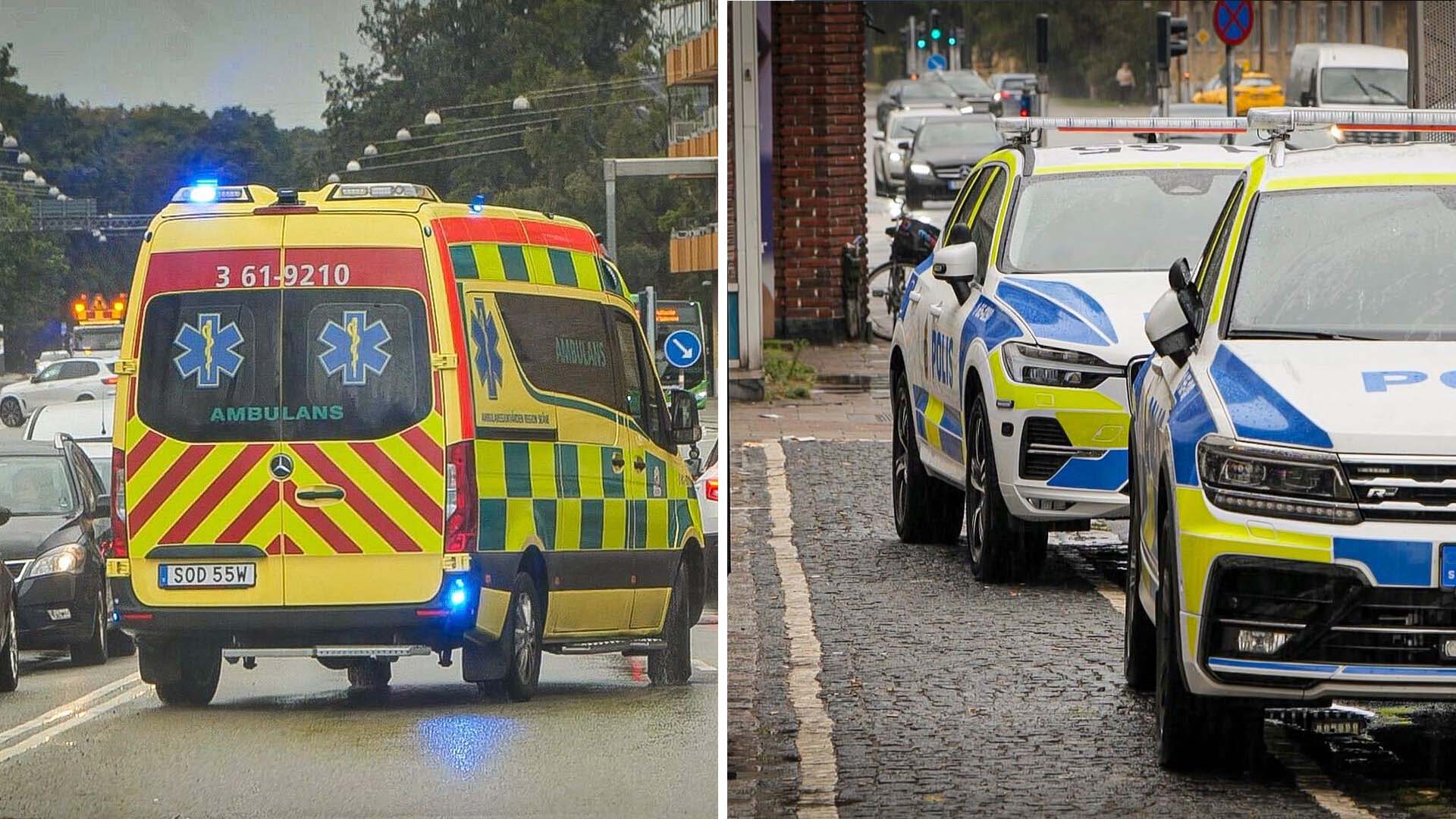 Man till sjukhus efter knivrån i Malmö