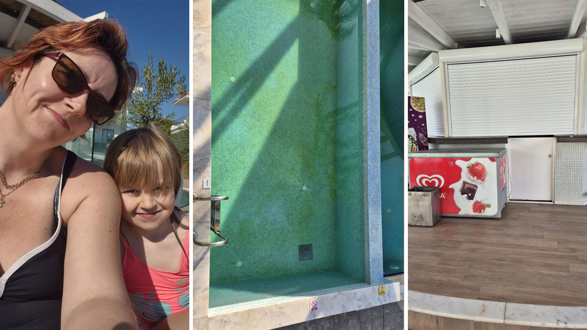 Charterchocken på Rhodos – hamnade på stängt hotell