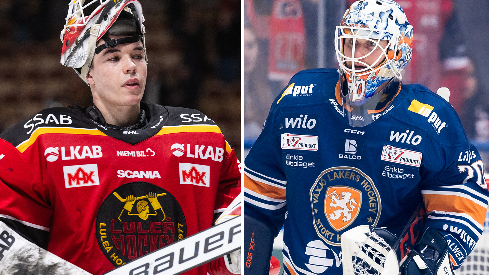 Dubbla smällar för Luleå - Växjö gör målvaktsbyte