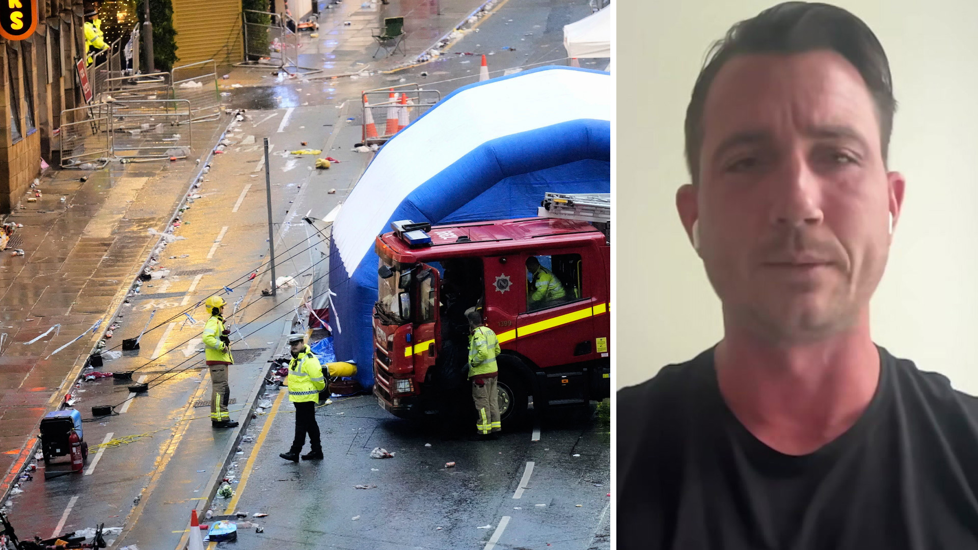 Liverpool: Robin var 20 meter från bilen som körde in i folk