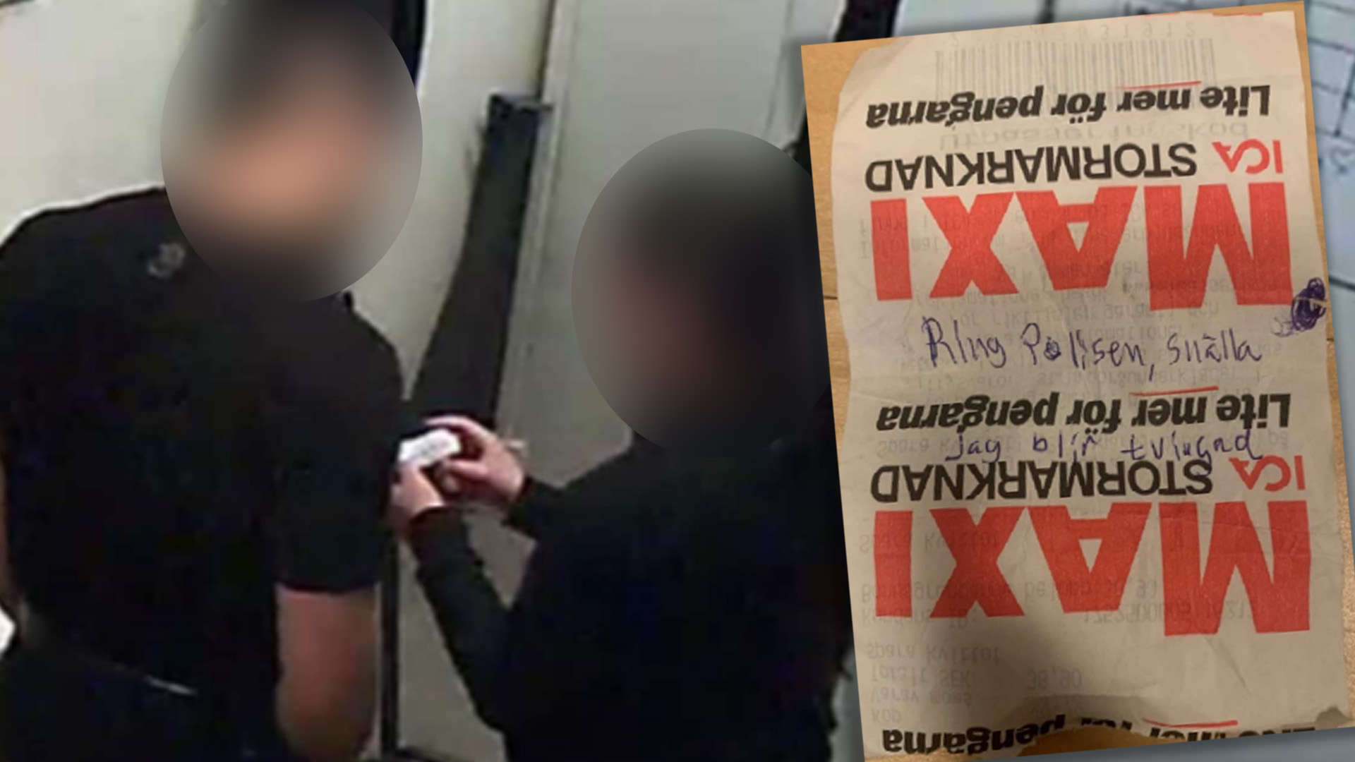 Man kidnappades i Uppsala – lyckades fly med hjälp av lapp