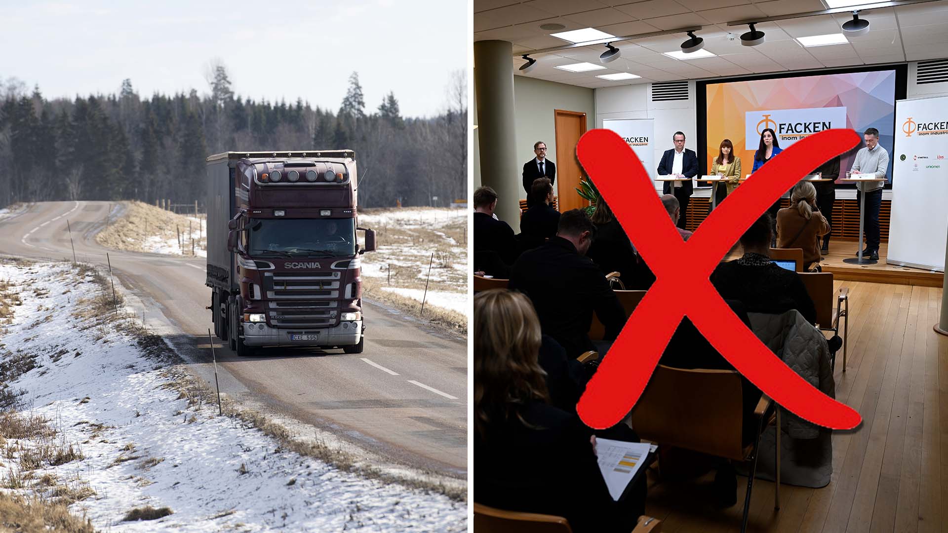 Transport nobbar industriavtalet