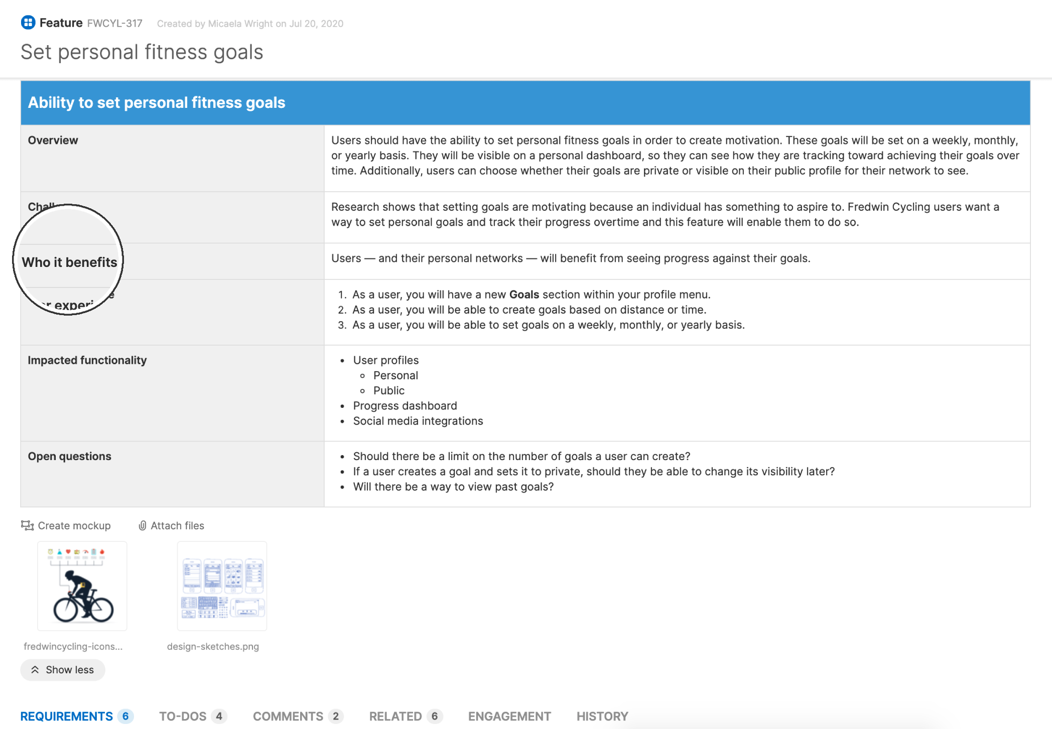 [Free] A good checklist for defining product features | Aha! software