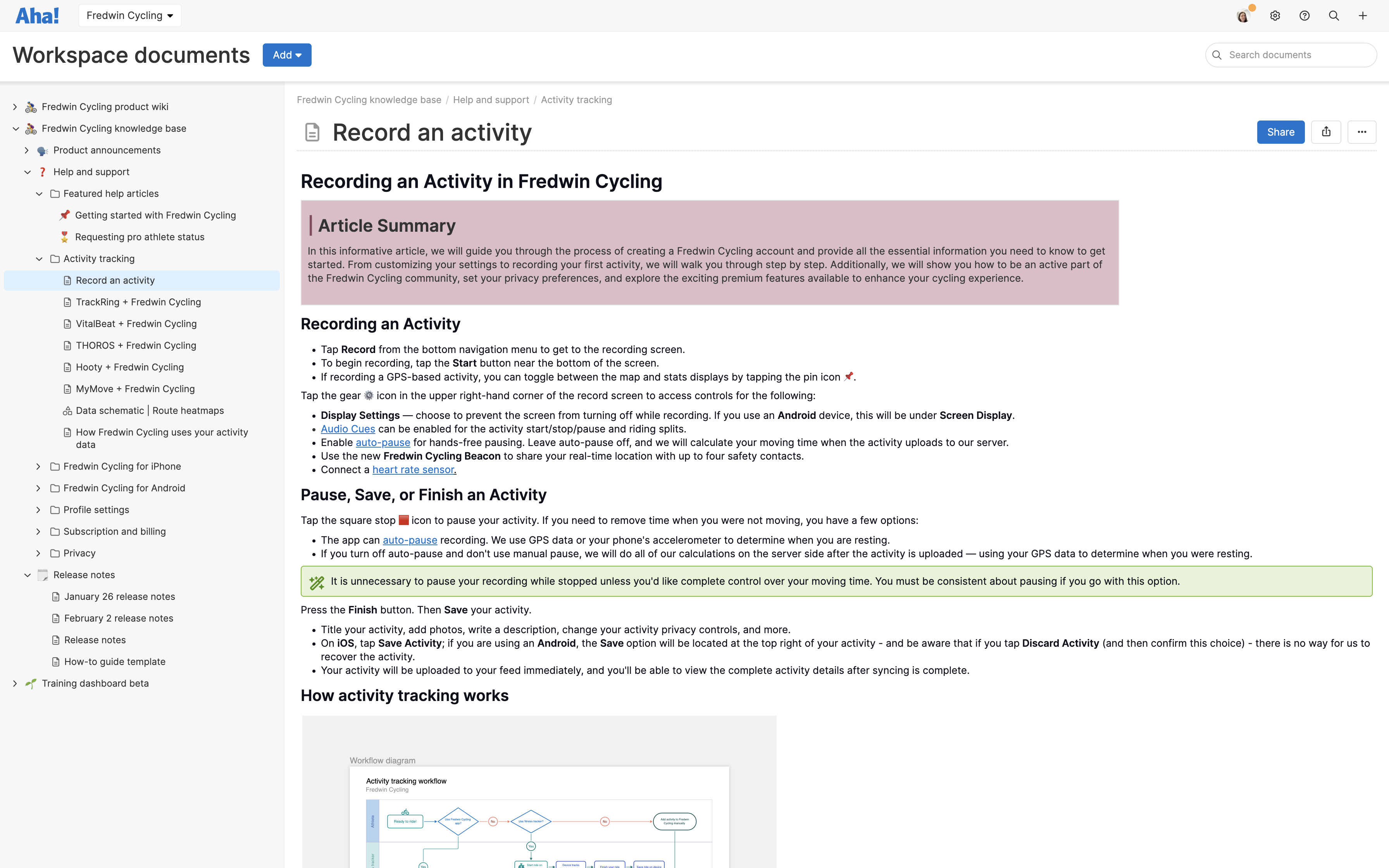 Aha! Knowledge Documents — Create Compelling Documents