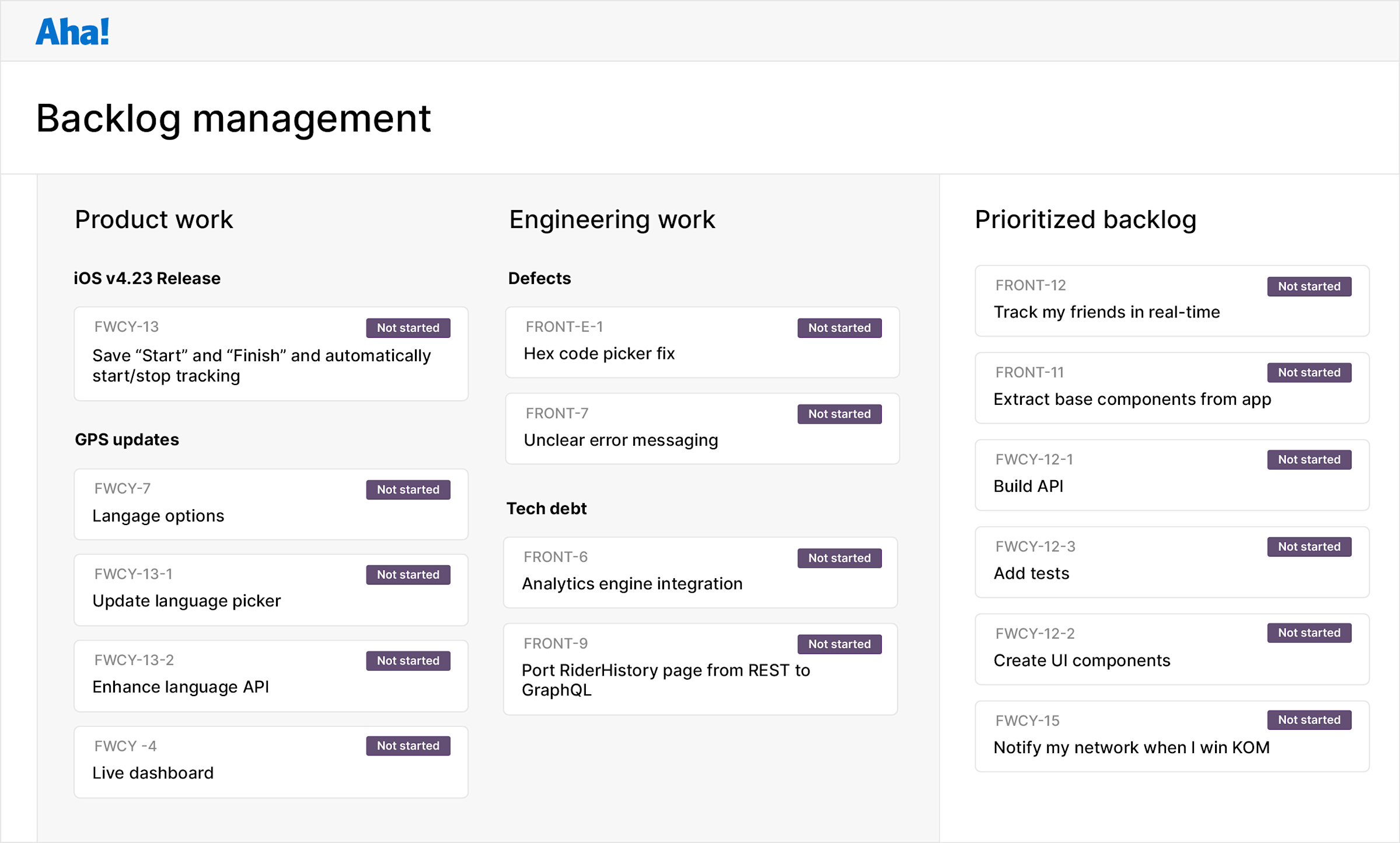 Aha! Develop — A Fully Extendable Agile Development Tool — Build Your Way | Aha! software