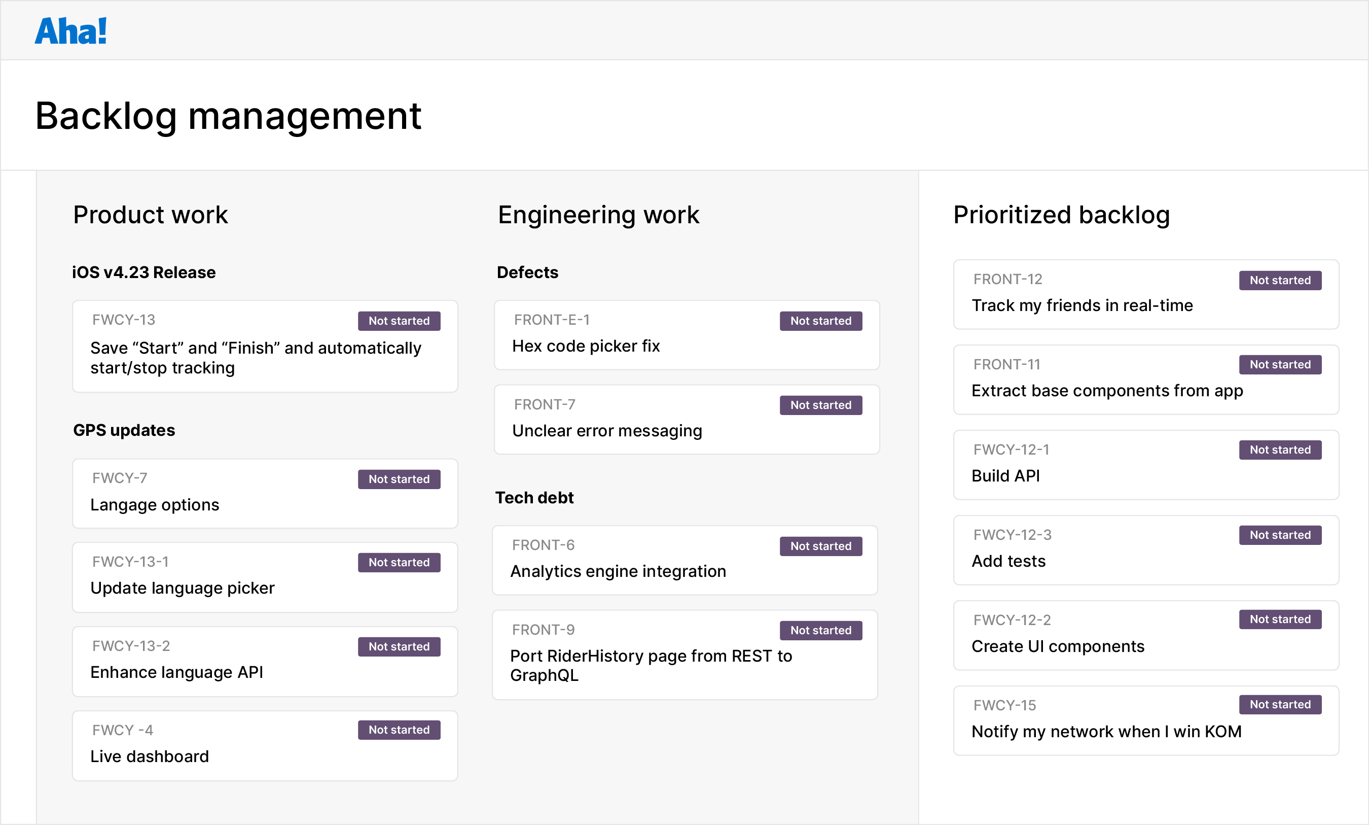 Aha! Develop — A Fully Extendable Agile Development Tool — Build Your ...