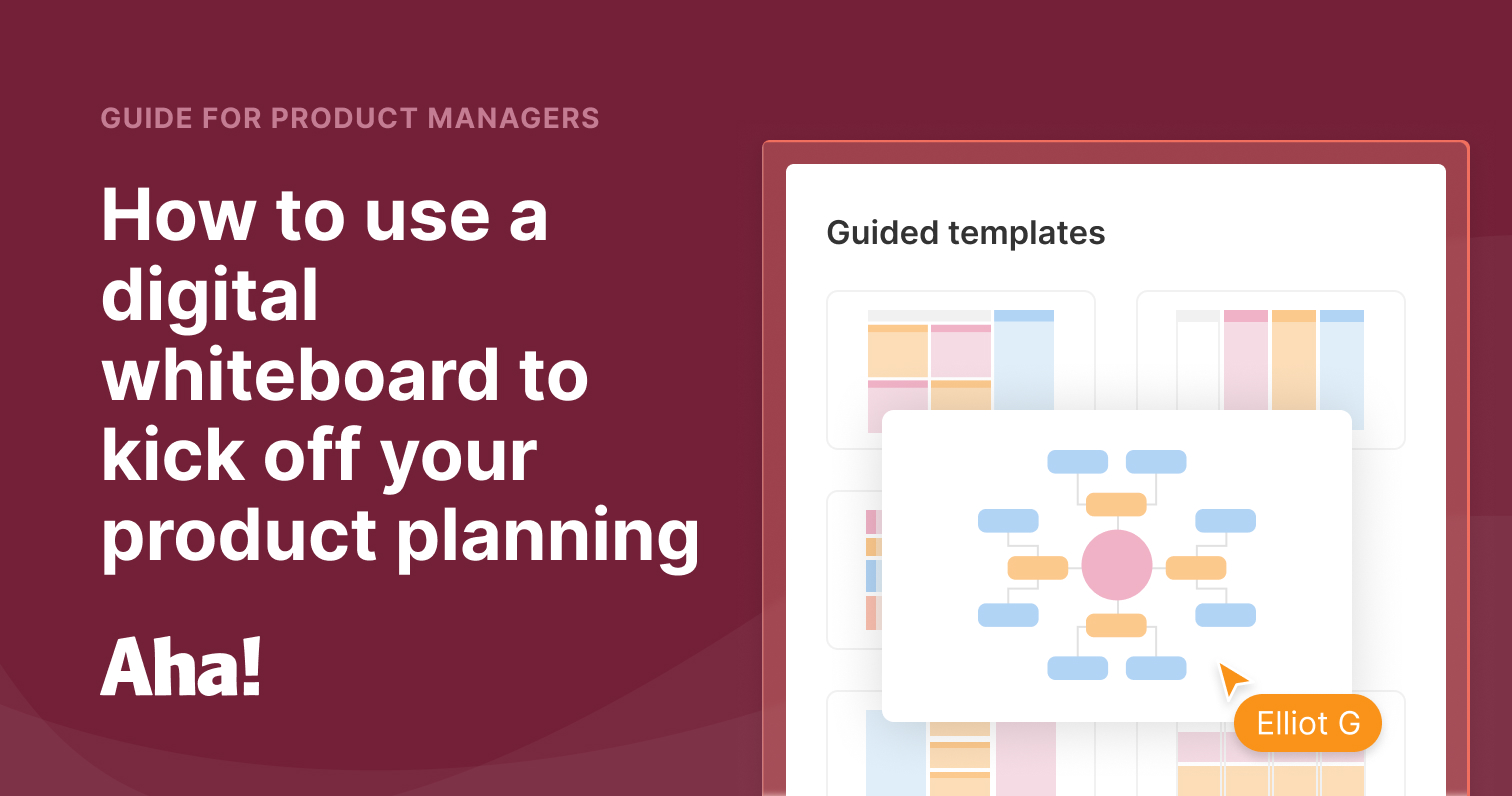 Use a Digital Whiteboard To Kick Off Your Product Planning | Aha! software