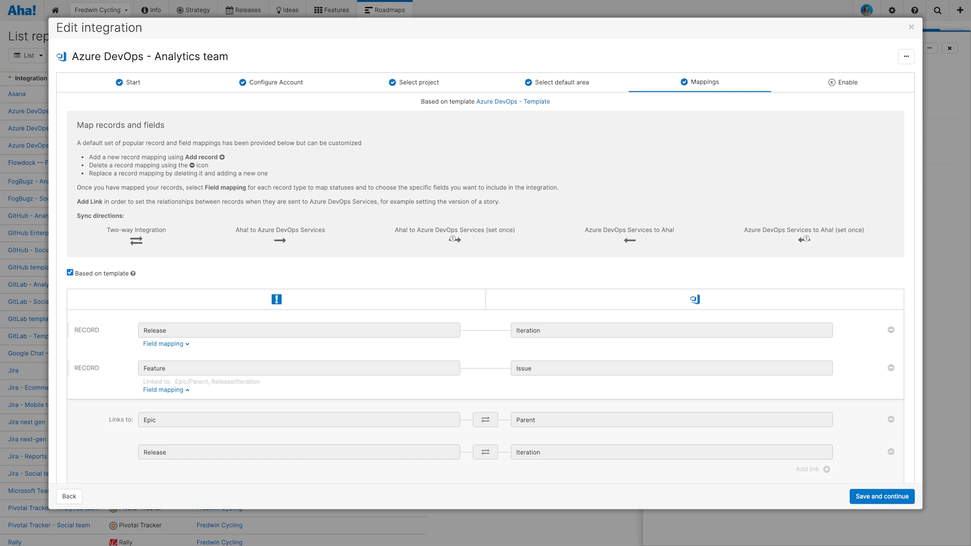 Azure DevOps Roadmap Tool Integration