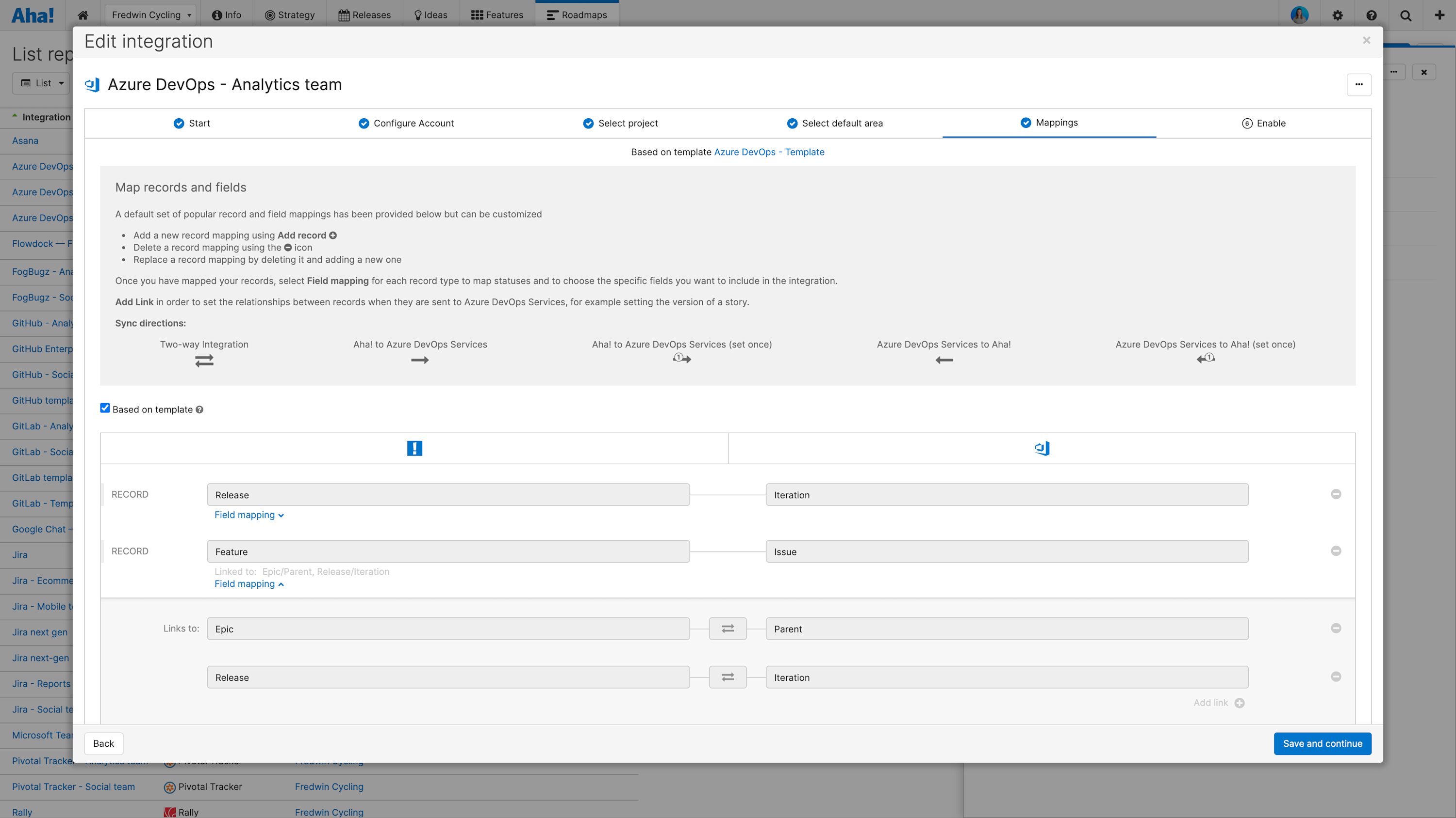 Azure DevOps Roadmap Tool Integration | Aha! software