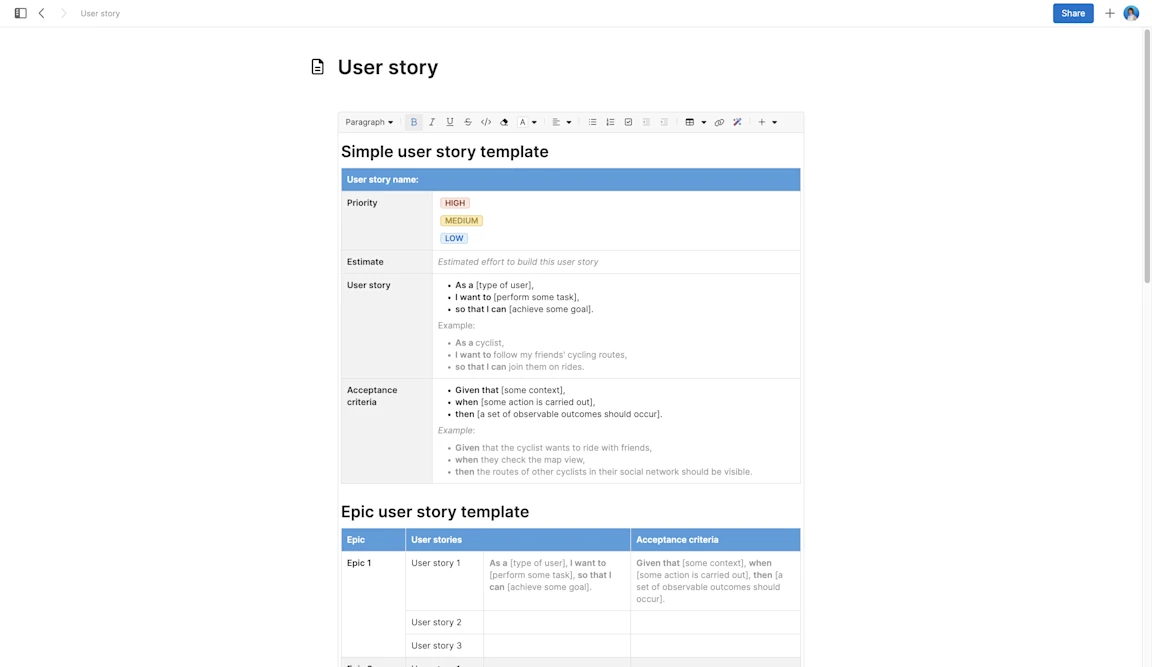 User Story Templates: Options for Agile and Product Teams