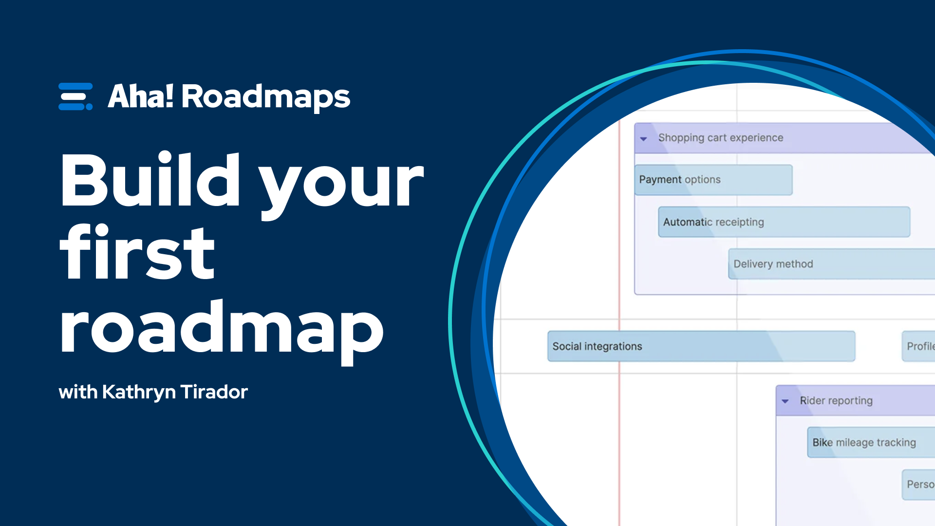 Aha! Roadmaps | Build your first roadmap