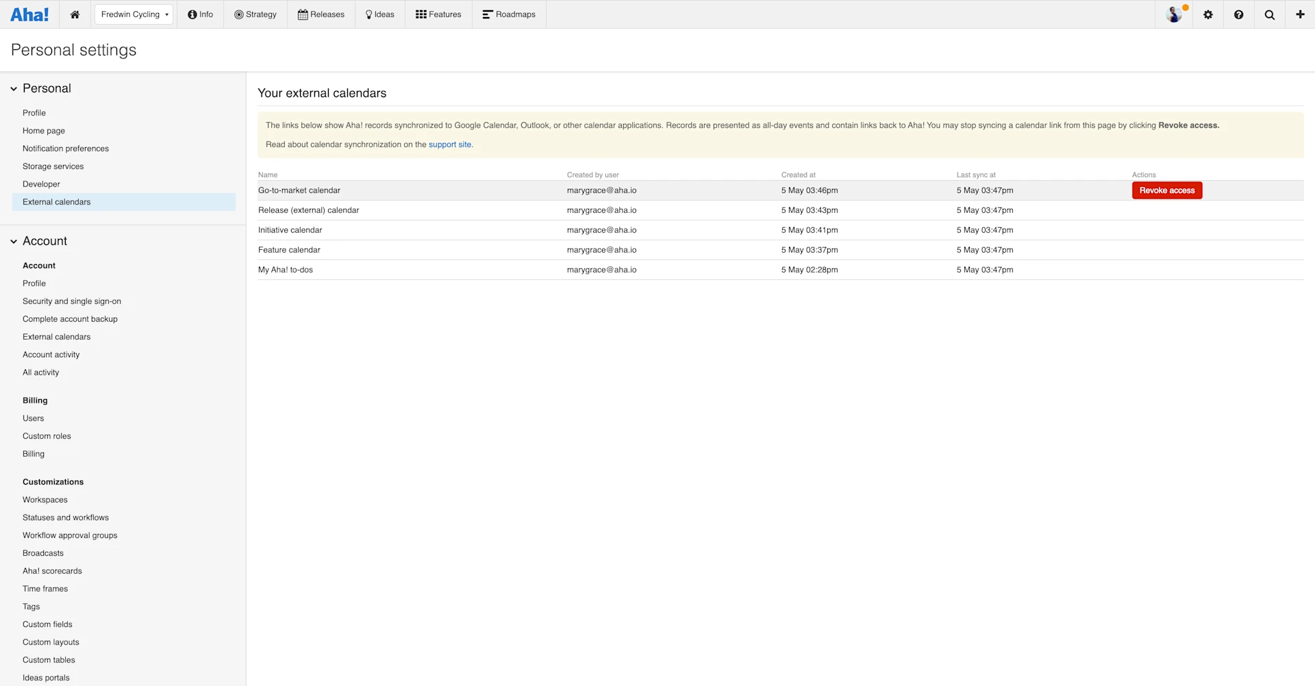 Microsoft Outlook Roadmap Tool Integration