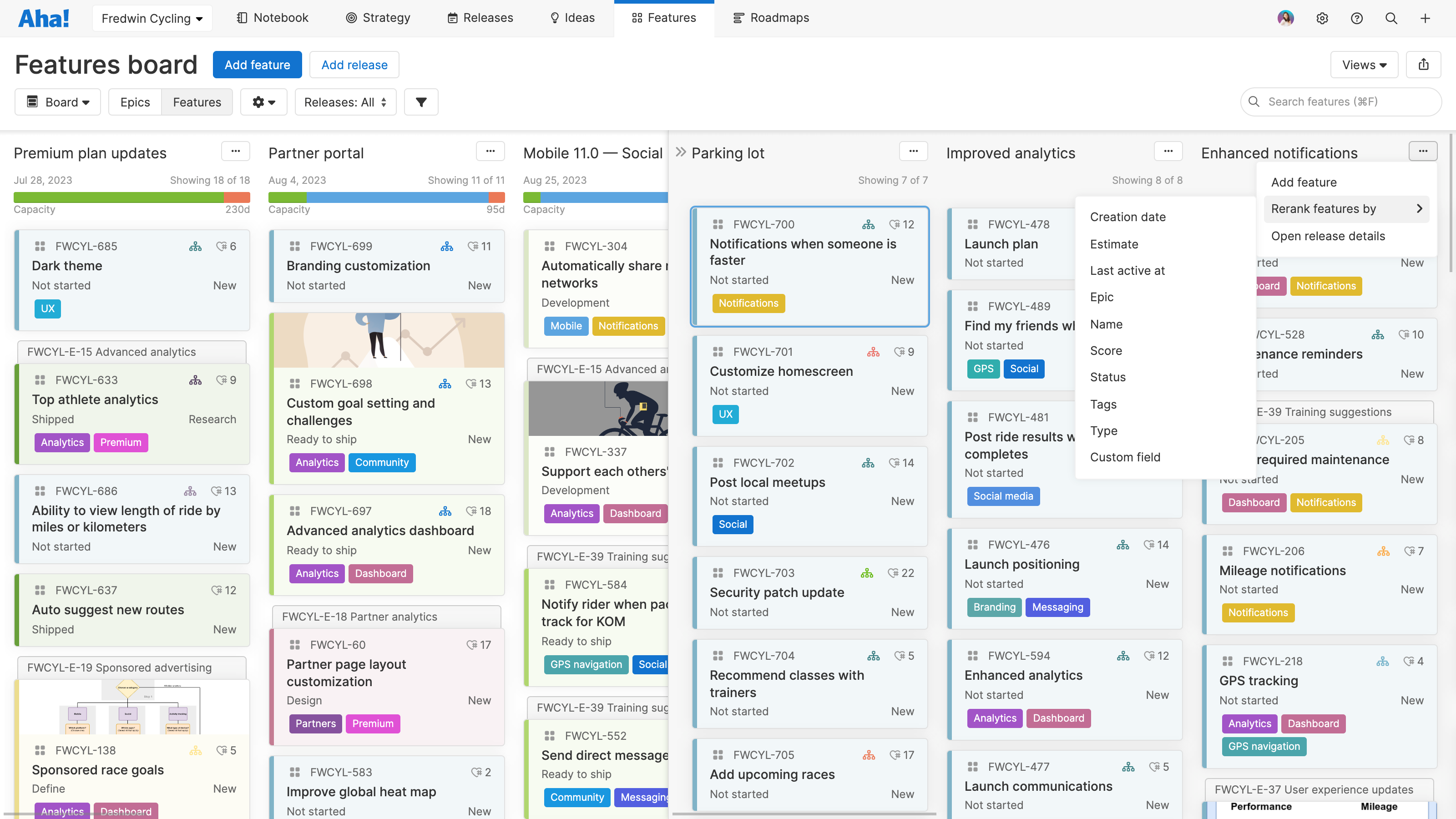 Product Features Prioritization Software | Aha!