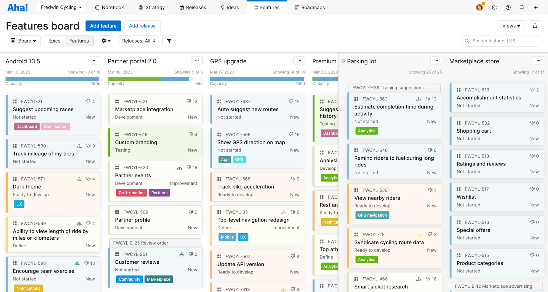 Product Features and Requirements Management Software | Aha! software