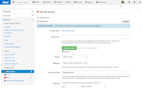Just Launched! — Aha! Integrated With GitLab | Aha! software