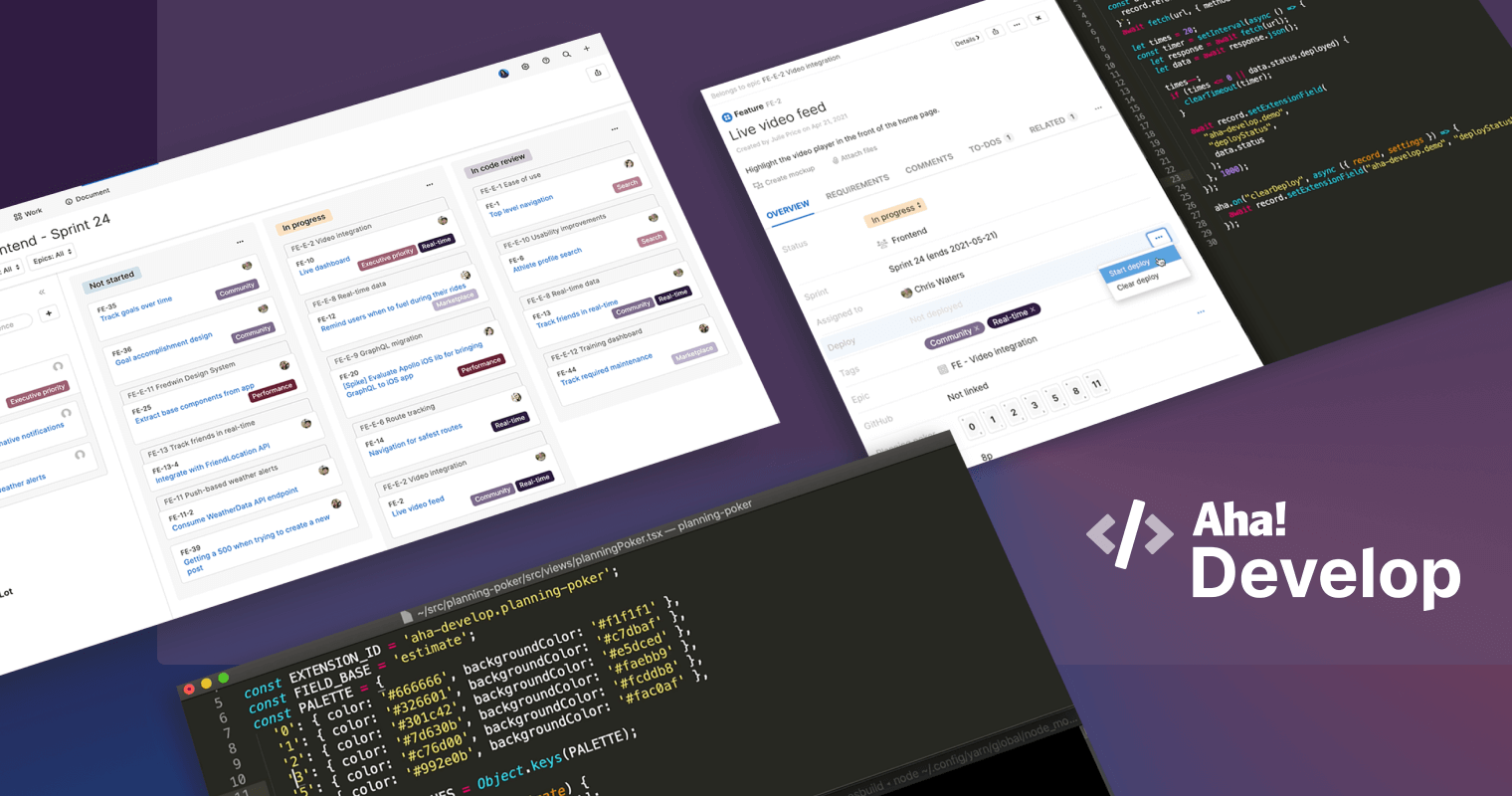 Aha! product launches | Blog | Aha! software