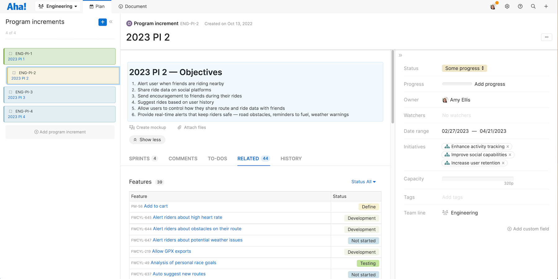 Aha! Develop Tour - SAFe® | Aha! software