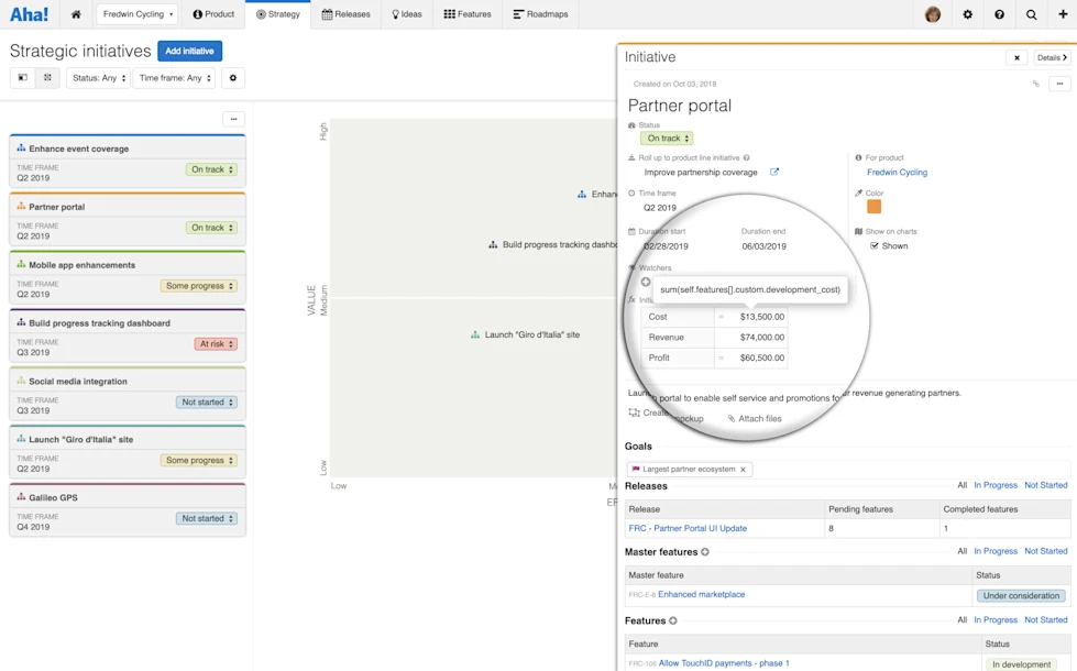 Just Launched! — Build Custom Worksheet Equations Using Any Data in Aha!