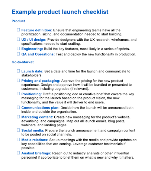 Guide to Creating a Product Launch Plan | Aha!