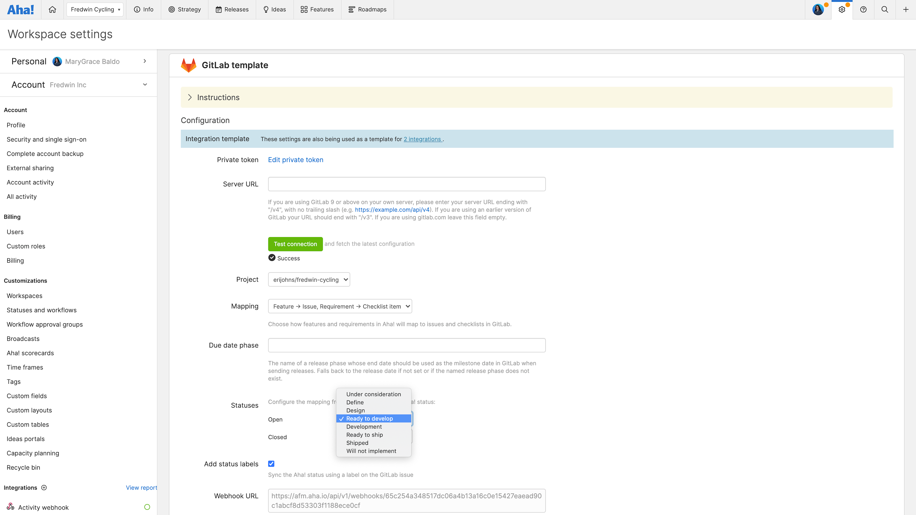 GitLab Roadmap Tool Integration | Aha!