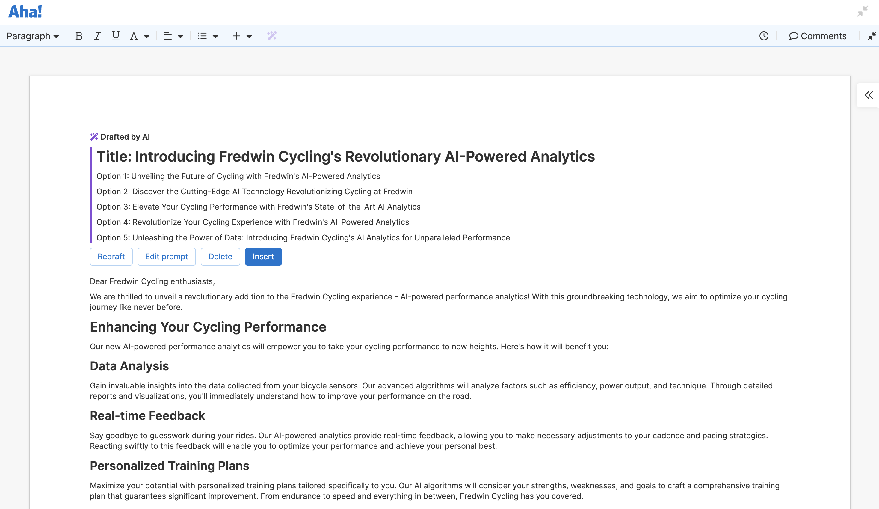 Aha! Knowledge — Create Unlimited Product Knowledge Bases | Aha! software