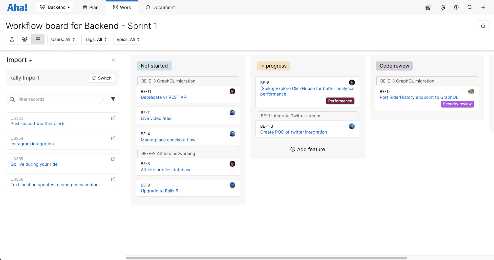 September 3, 2021 release notes | Aha! software