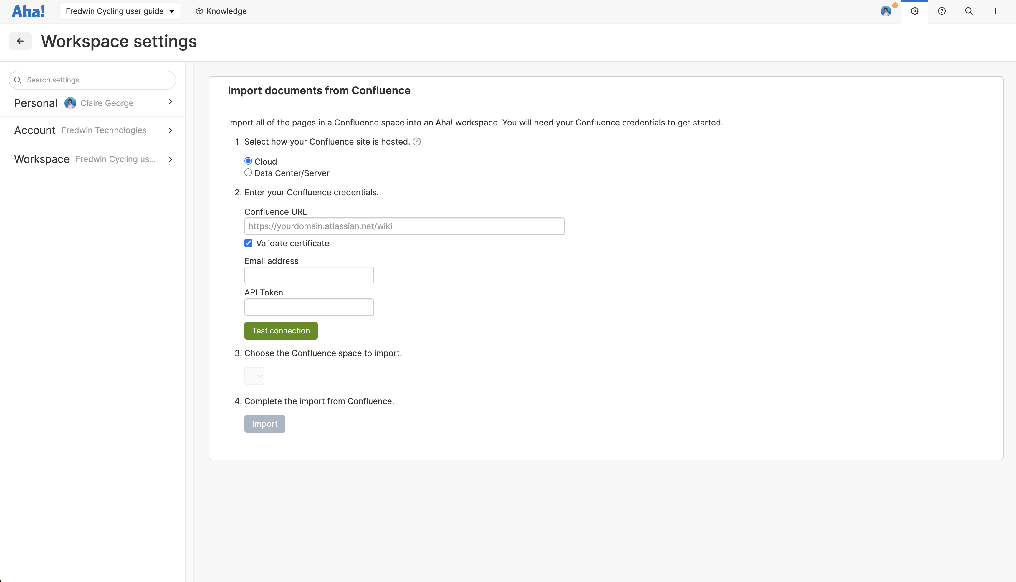 Confluence Integration