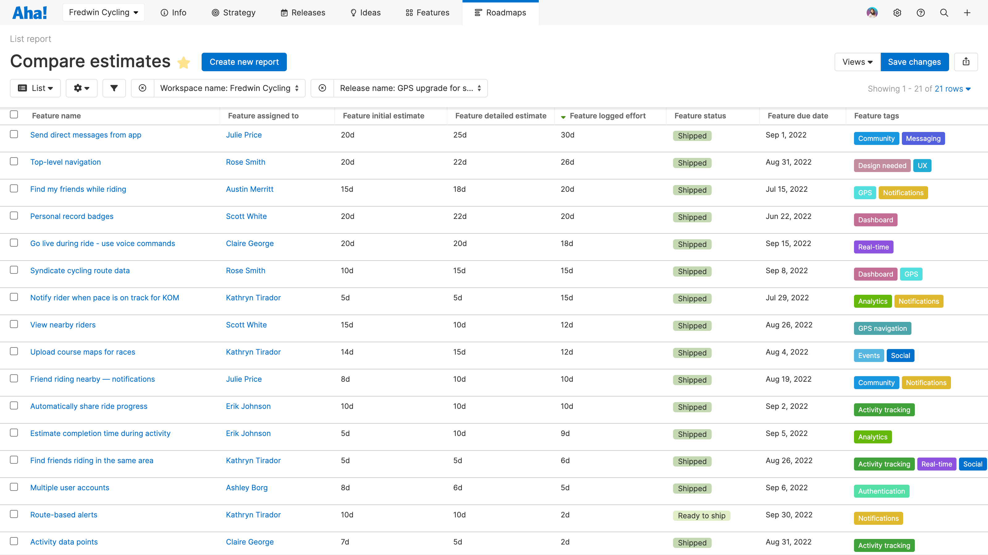 Aha! Develop Tour - Capacity Planning | Aha! software
