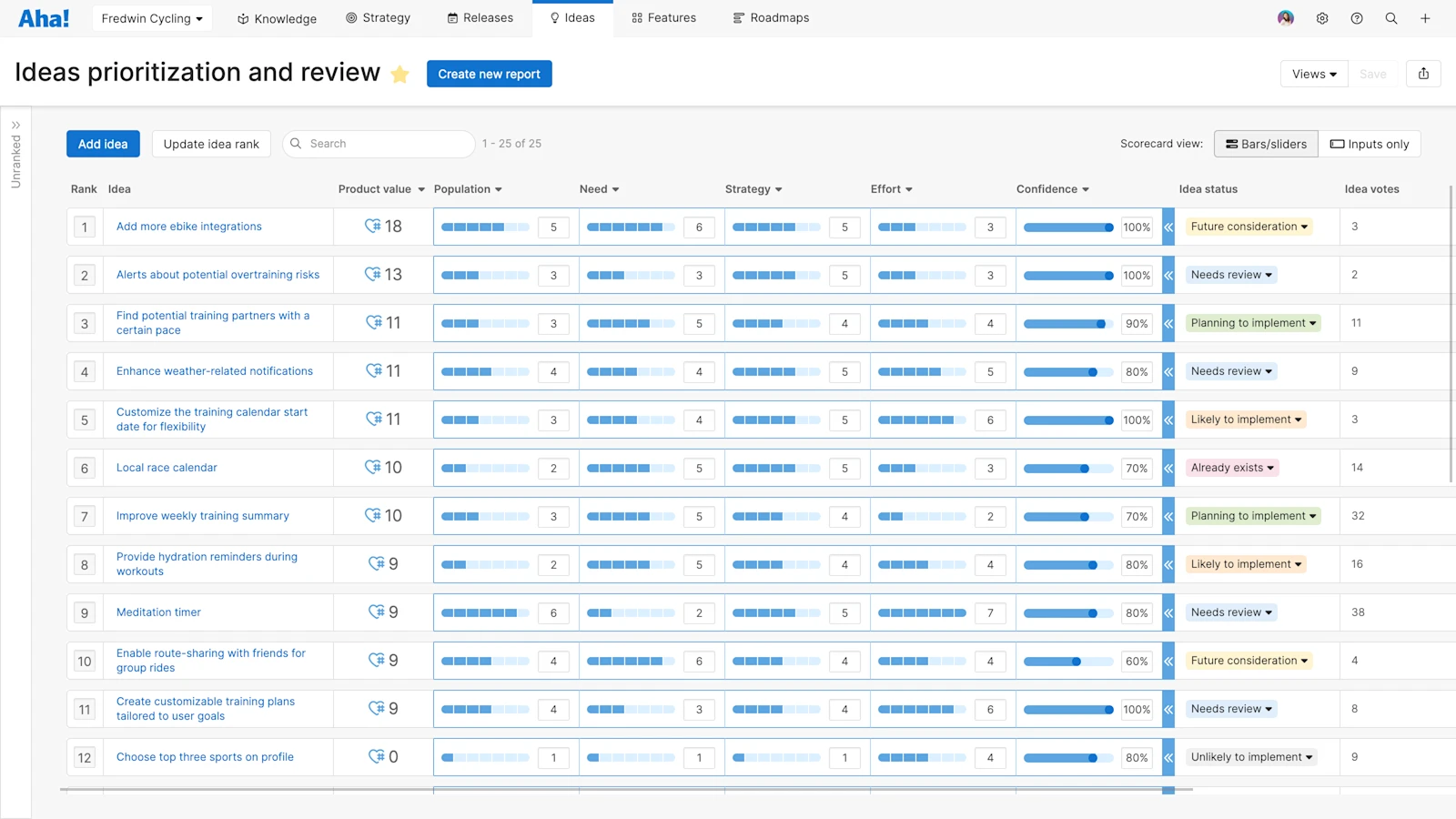 Aha! Roadmaps Ideas — Centralize Customer Feedback