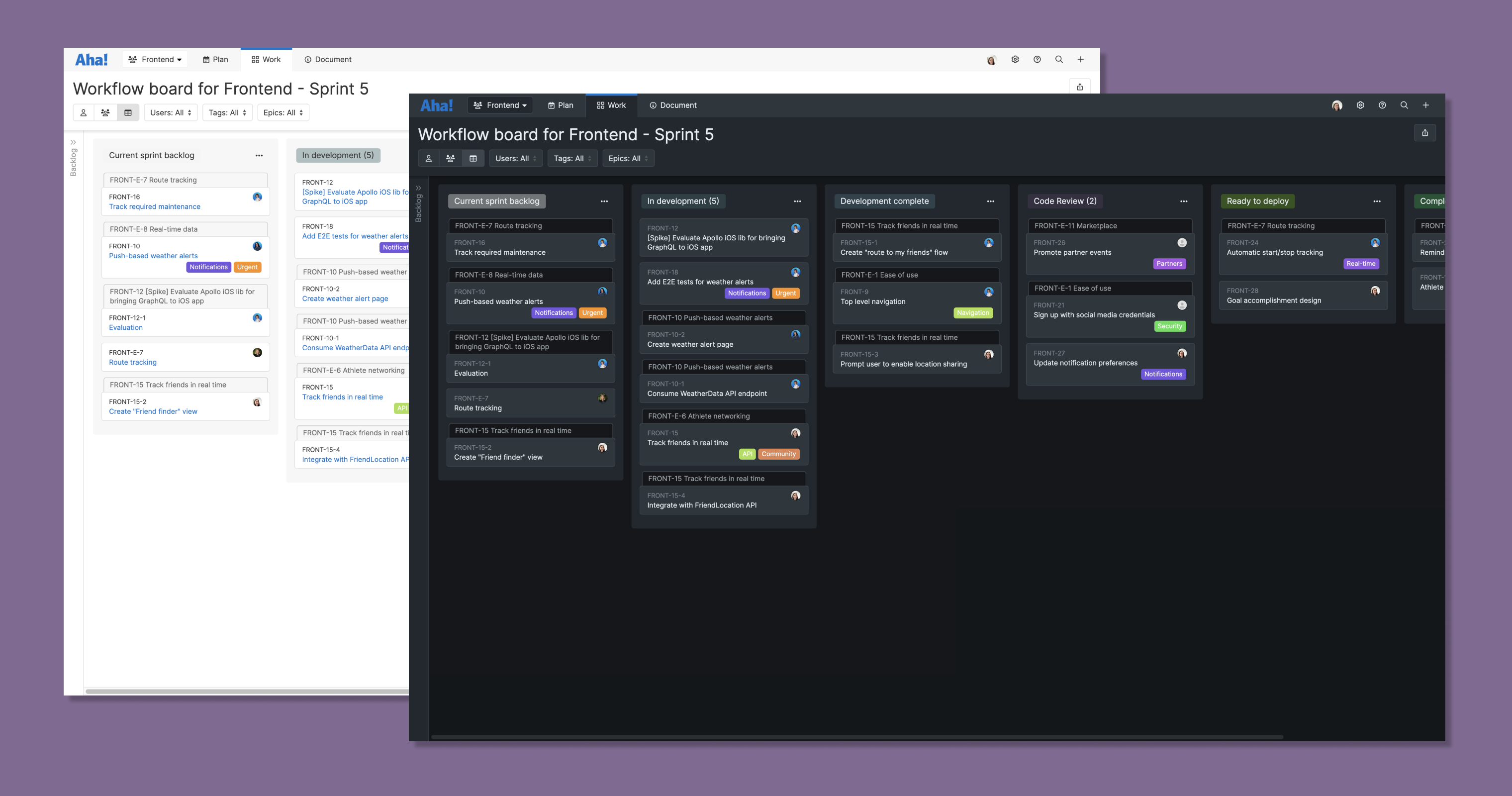 Introducing Dark Mode for Aha! Develop | Aha! software
