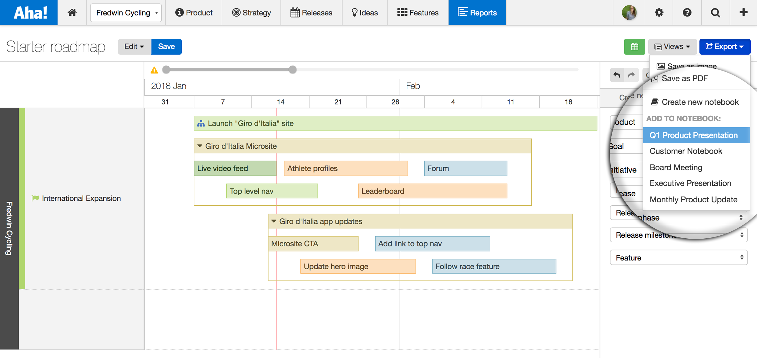 Just Launched! — Visualize Status on the Aha! Starter Roadmap | Aha ...