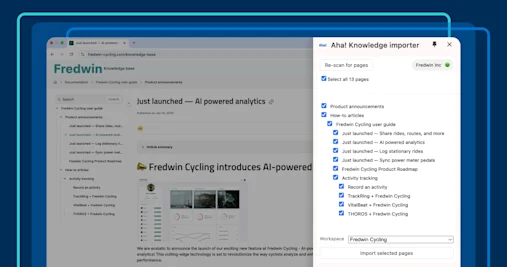 Use the New Chrome Extension To Import Docs Into Aha! Knowledge