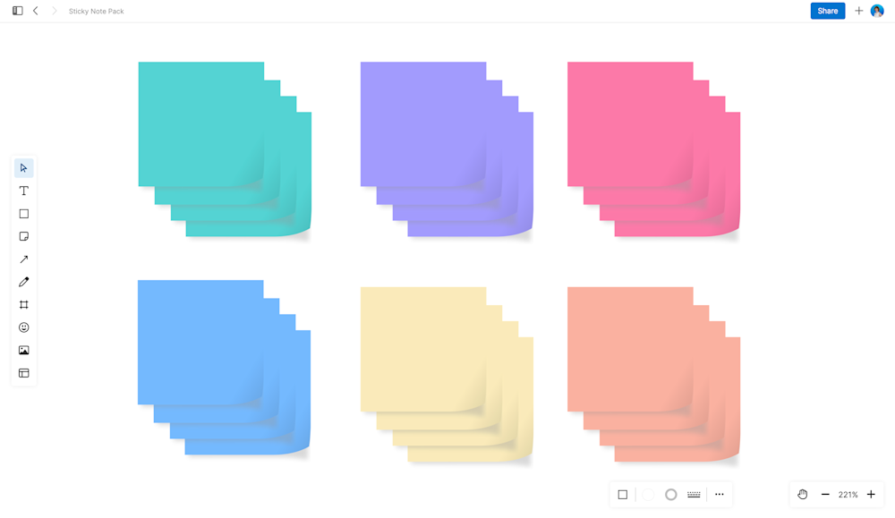 Sticky note pack template - Create a Sticky note pack | Aha! software