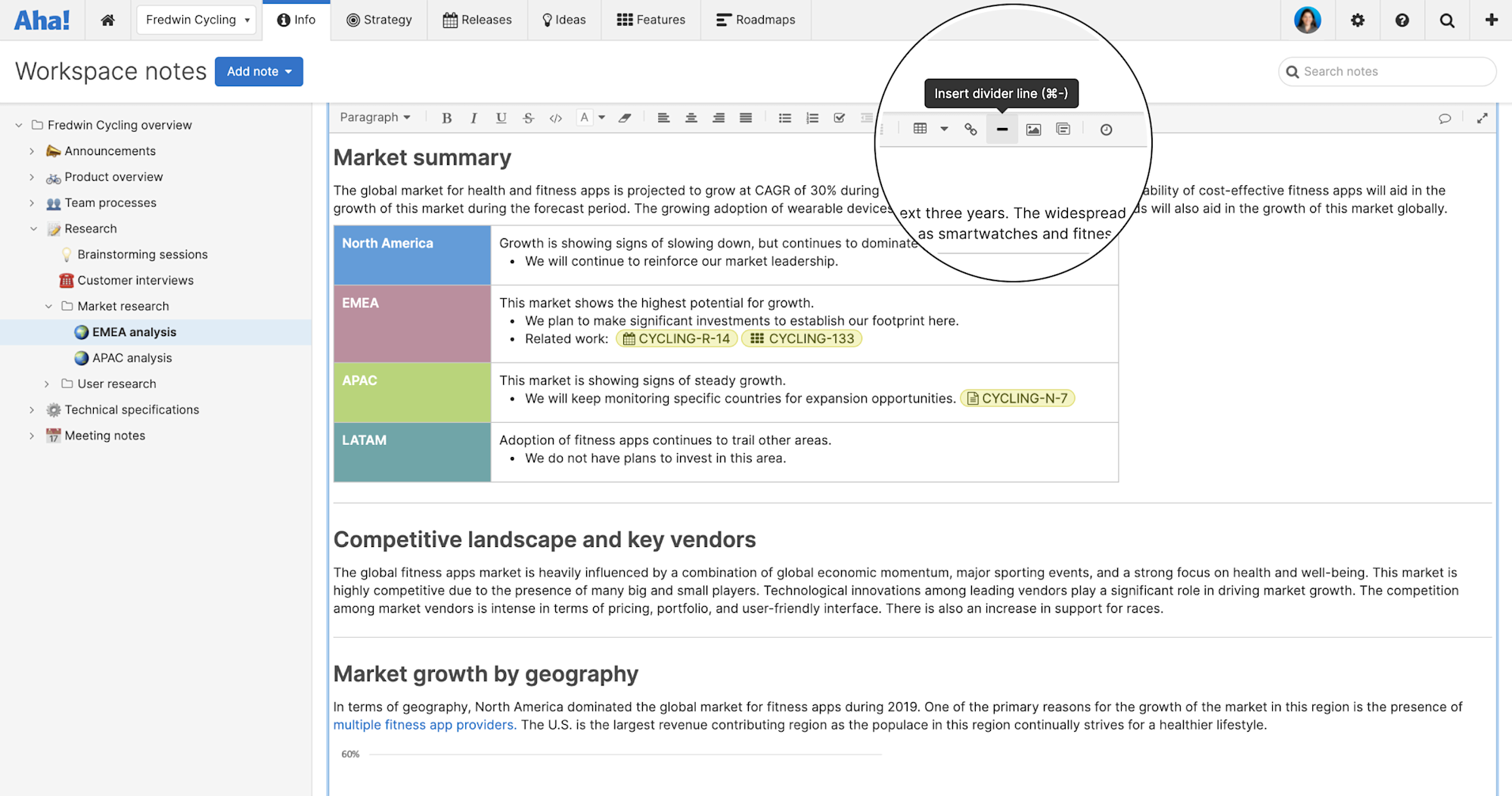 New Formatting Options in the Aha! Text Editor | Aha! software