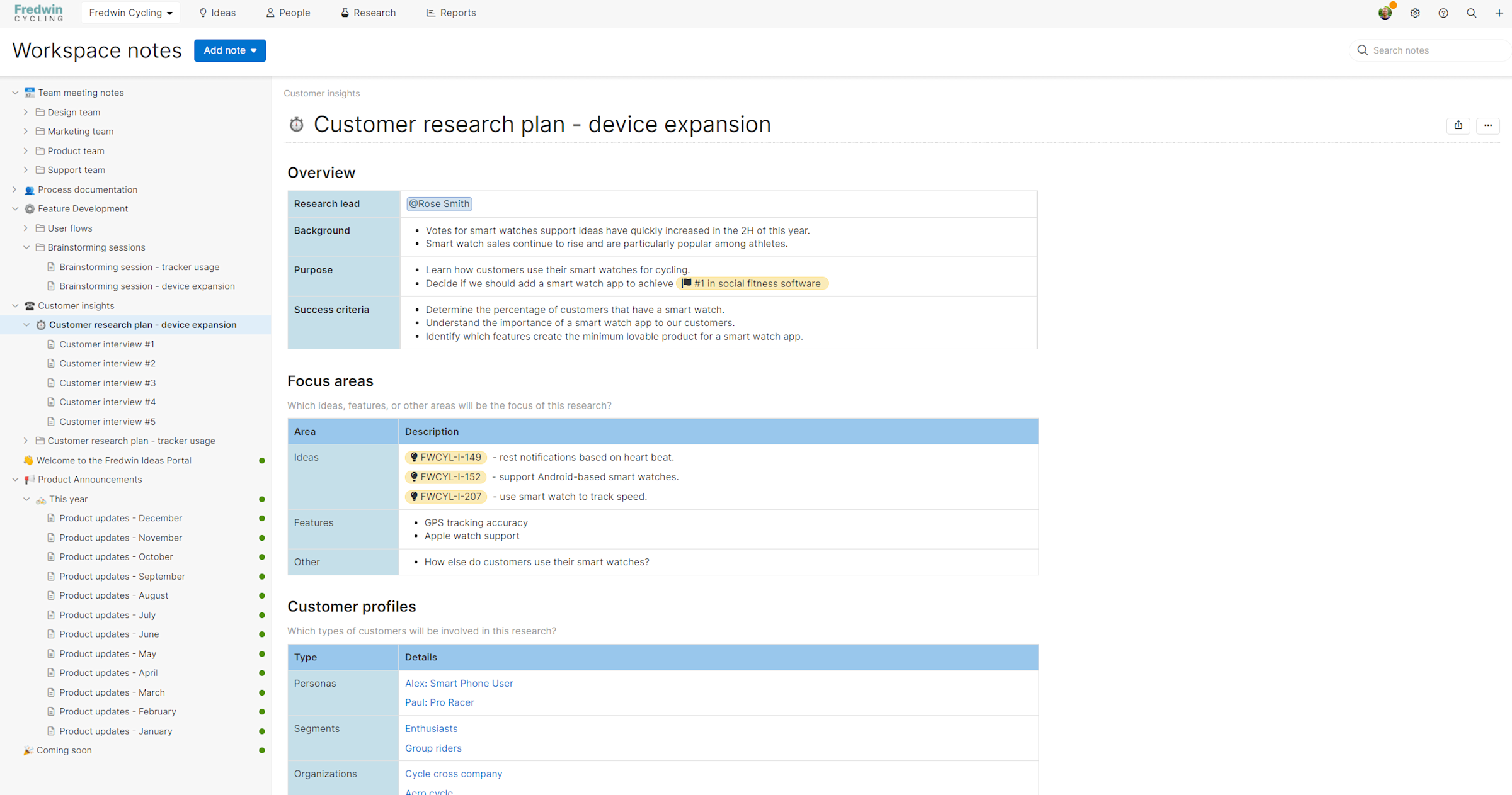 New Note Templates for Better Idea Management | Aha! software