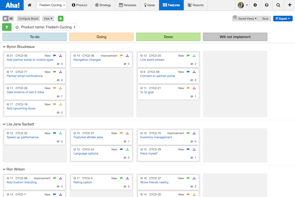 Just Launched! — Customize the Cards on Your Workflow Board | Aha! software