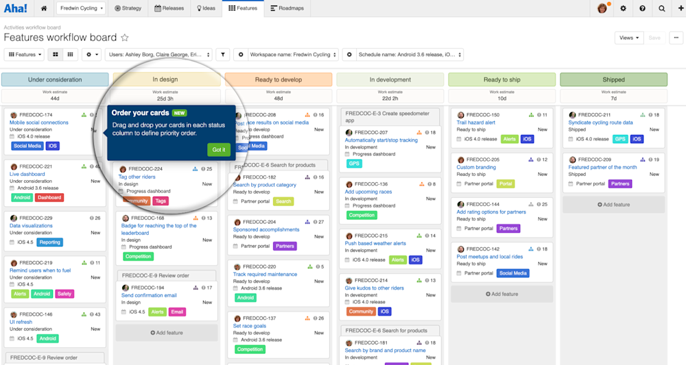 January 31, 2020 release notes | Aha! software