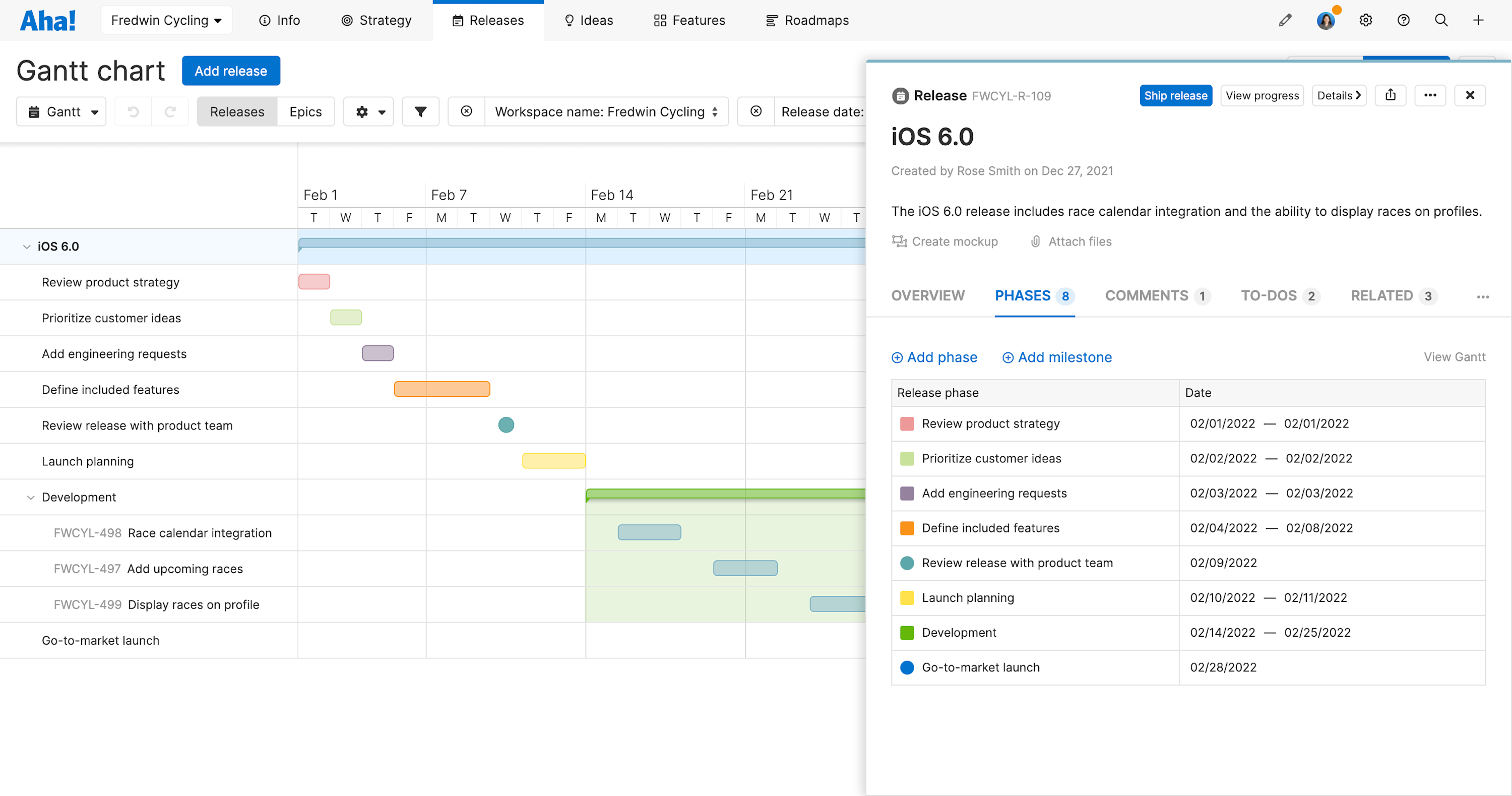 January 7, 2022 release notes | Aha! software