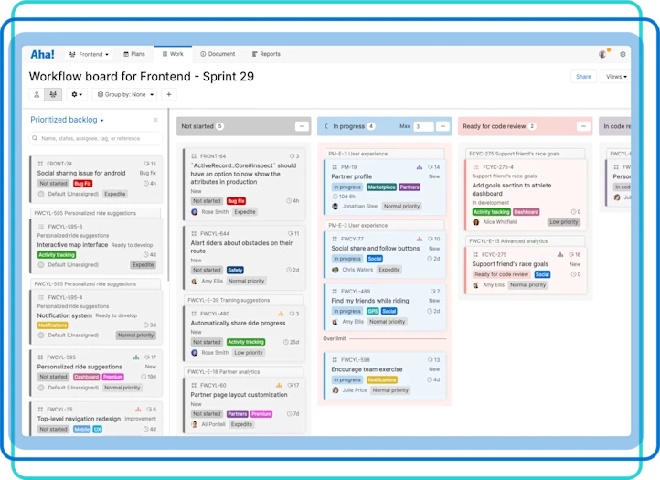 Aha! software use cases — Build