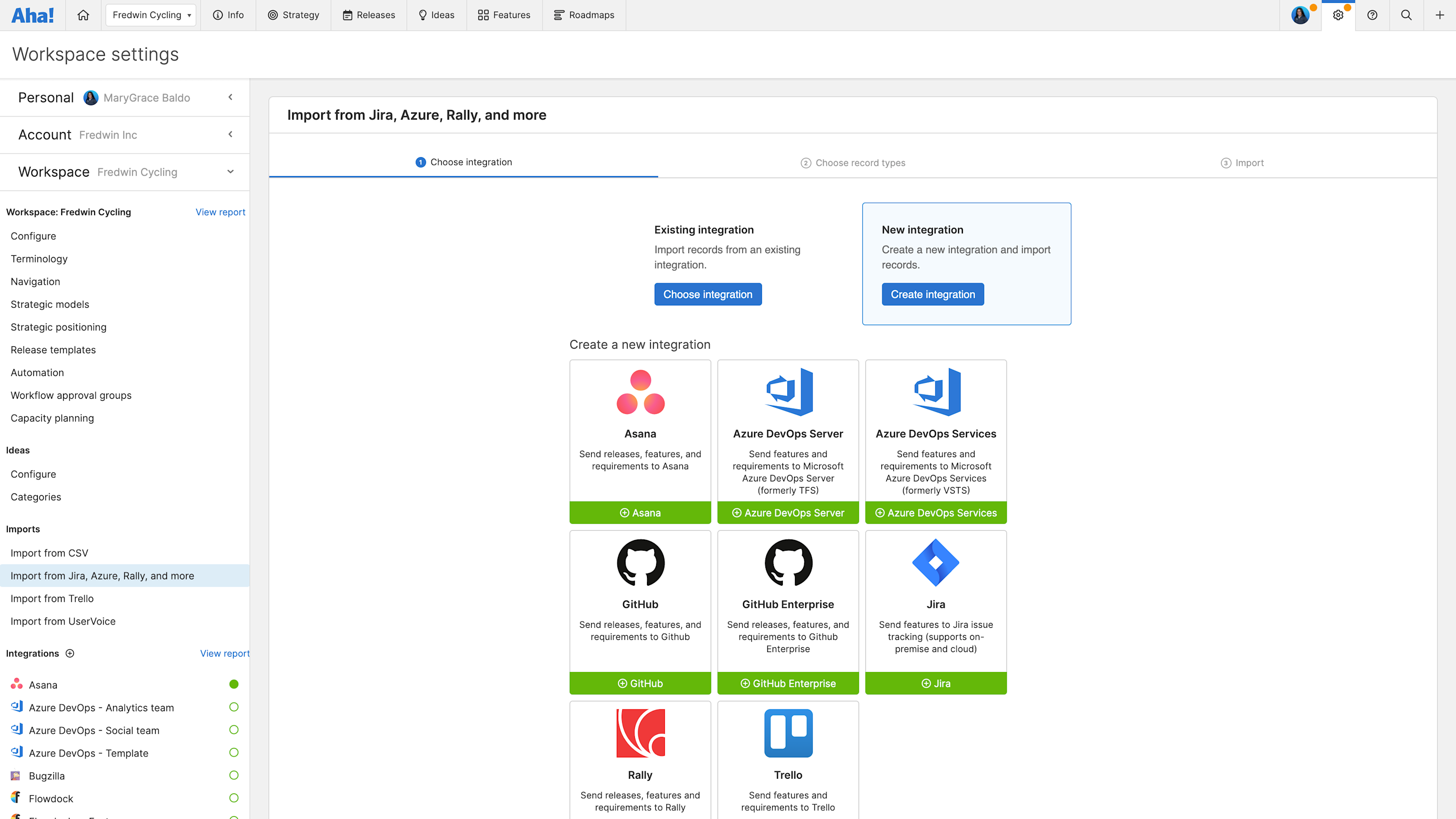 Azure DevOps Roadmap Tool Integration | Aha! software