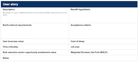 User Story Templates: Options for Agile and Product Teams