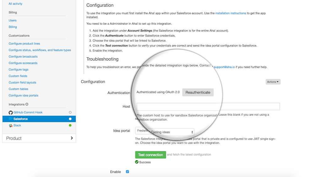 Just Launched! — Enhanced Salesforce + Aha! Integration | Aha! software
