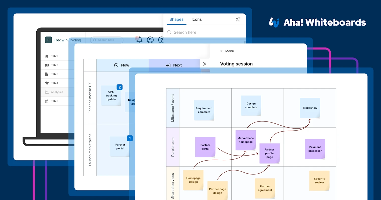 Aha! Whiteboards — Whiteboard Software for Product Innovation