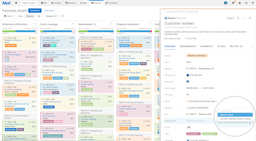 Asana Roadmap Tool Integration | Aha! software