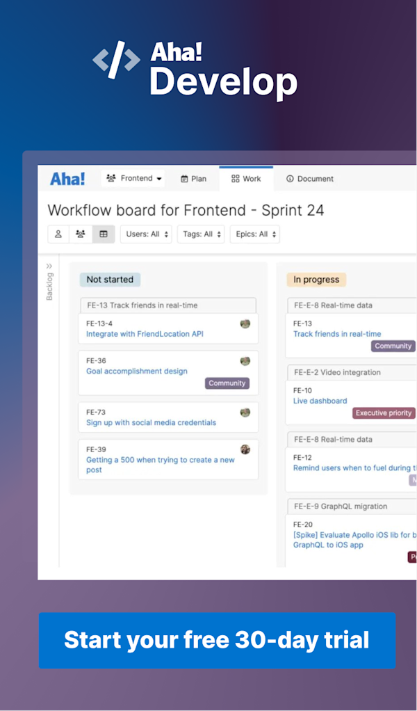 Themes vs. Epics vs. Stories vs. Tasks in Scrum | Aha! software