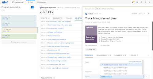 Introducing Program Increments for Companies Using SAFe® | Aha! software