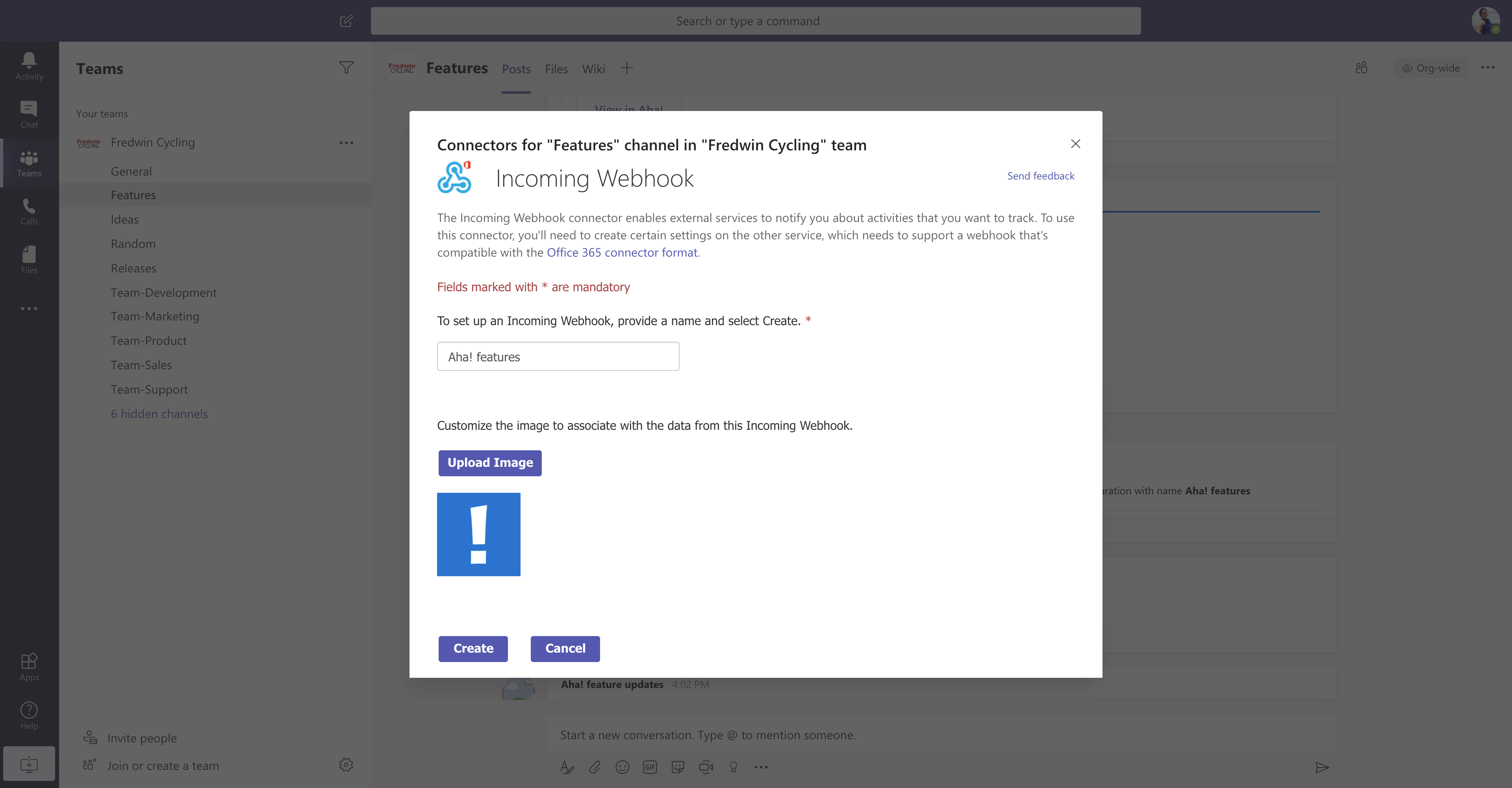Microsoft Teams Roadmap Tool Integration | Aha! software