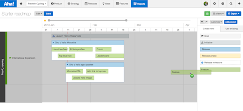 Just Launched! — Visualize Status on the Aha! Starter Roadmap | Aha ...