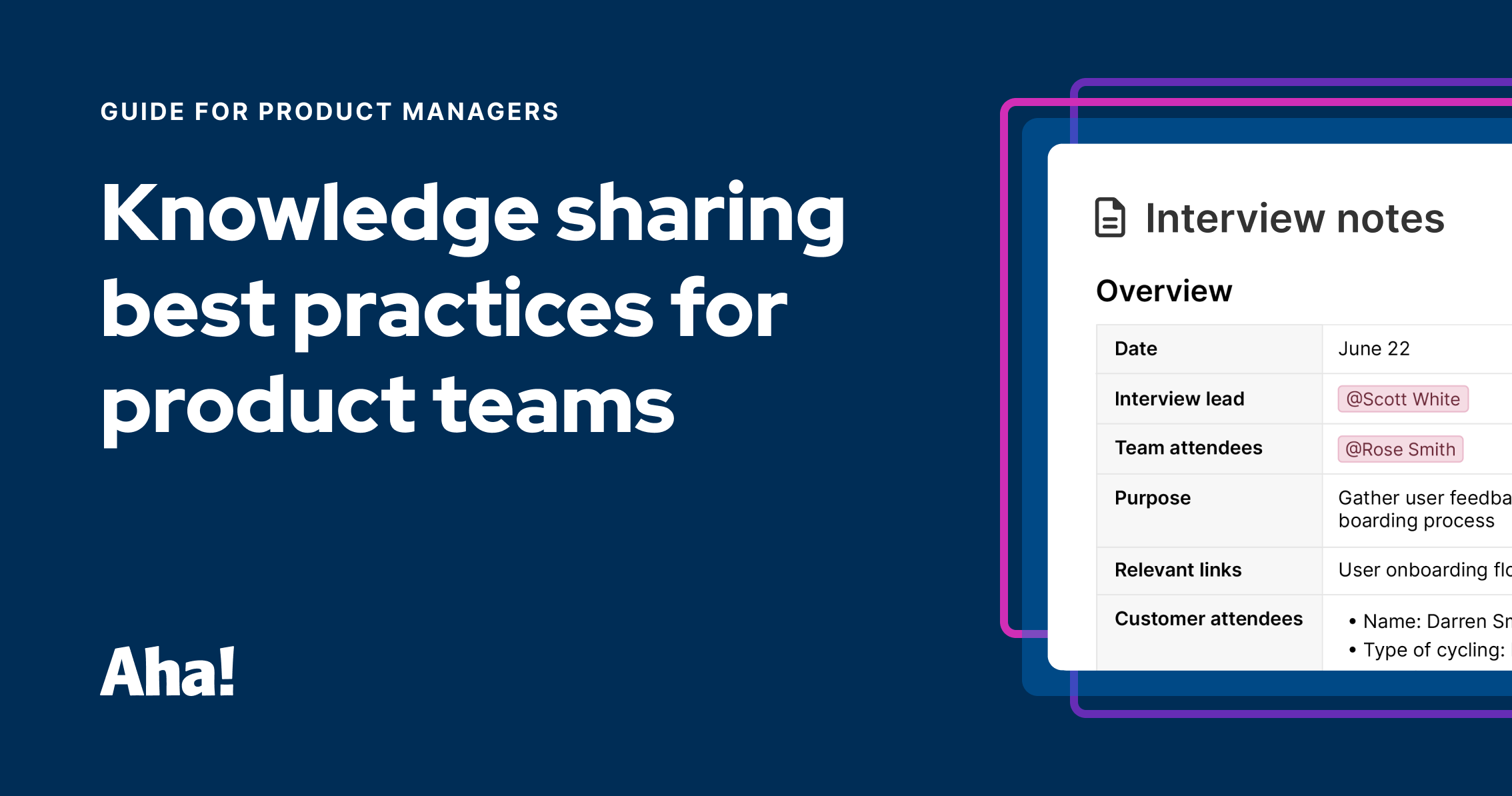 Knowledge Sharing Best Practices for Product Teams