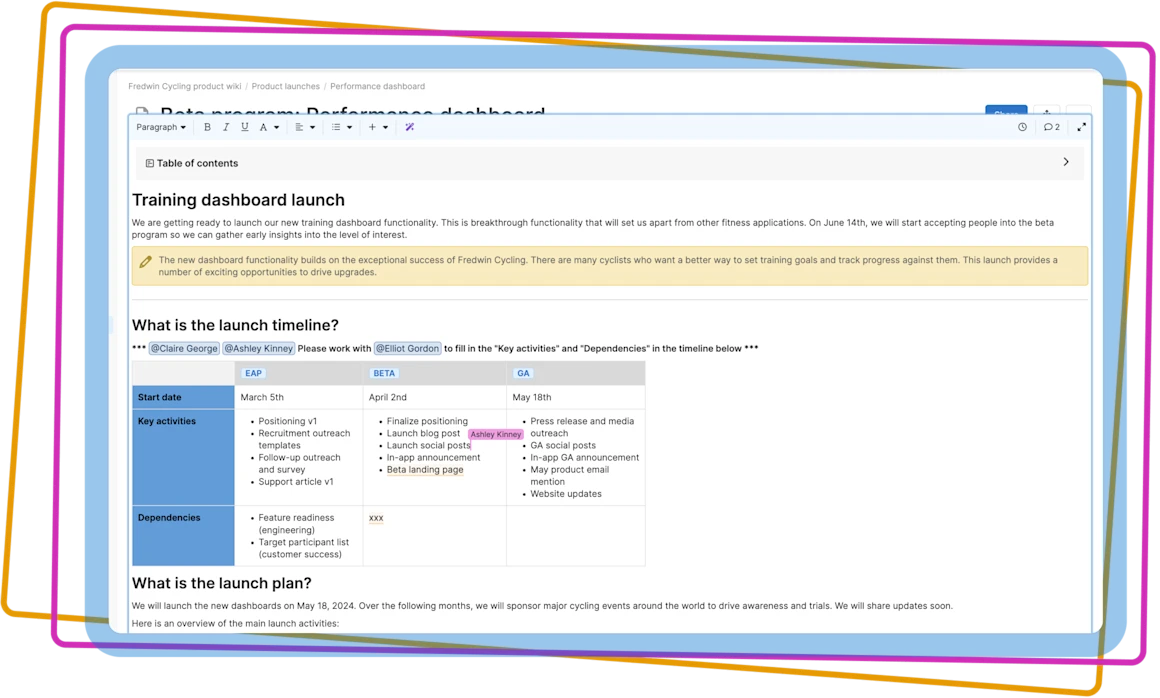 Aha! Knowledge Collaboration — Co-create Documents